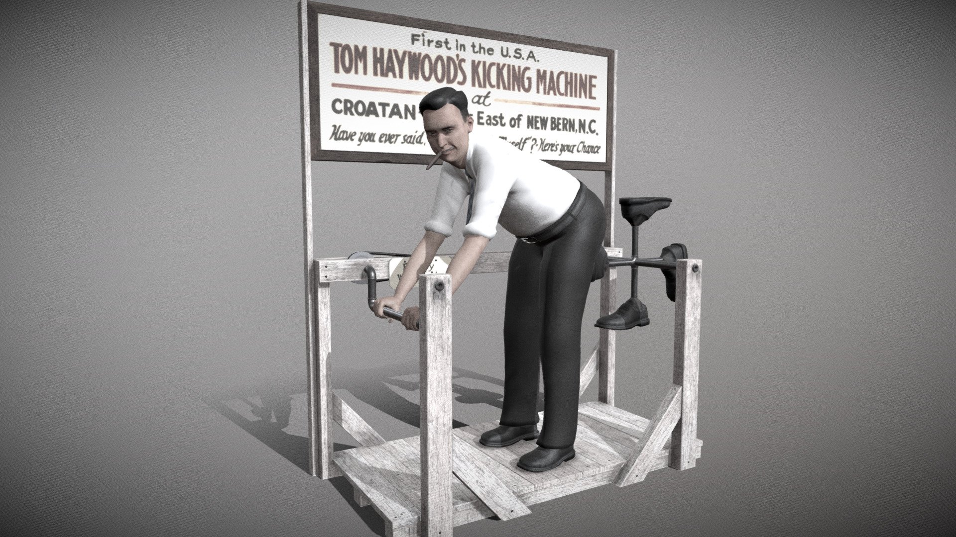 Tom Haywood's Kicking Machine - 3D model by JuanG3D [f8547d7] - Sketchfab