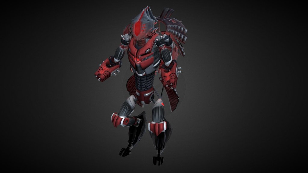 Transformable Robot: Transformed state - 3D model by JorgeOliva ...