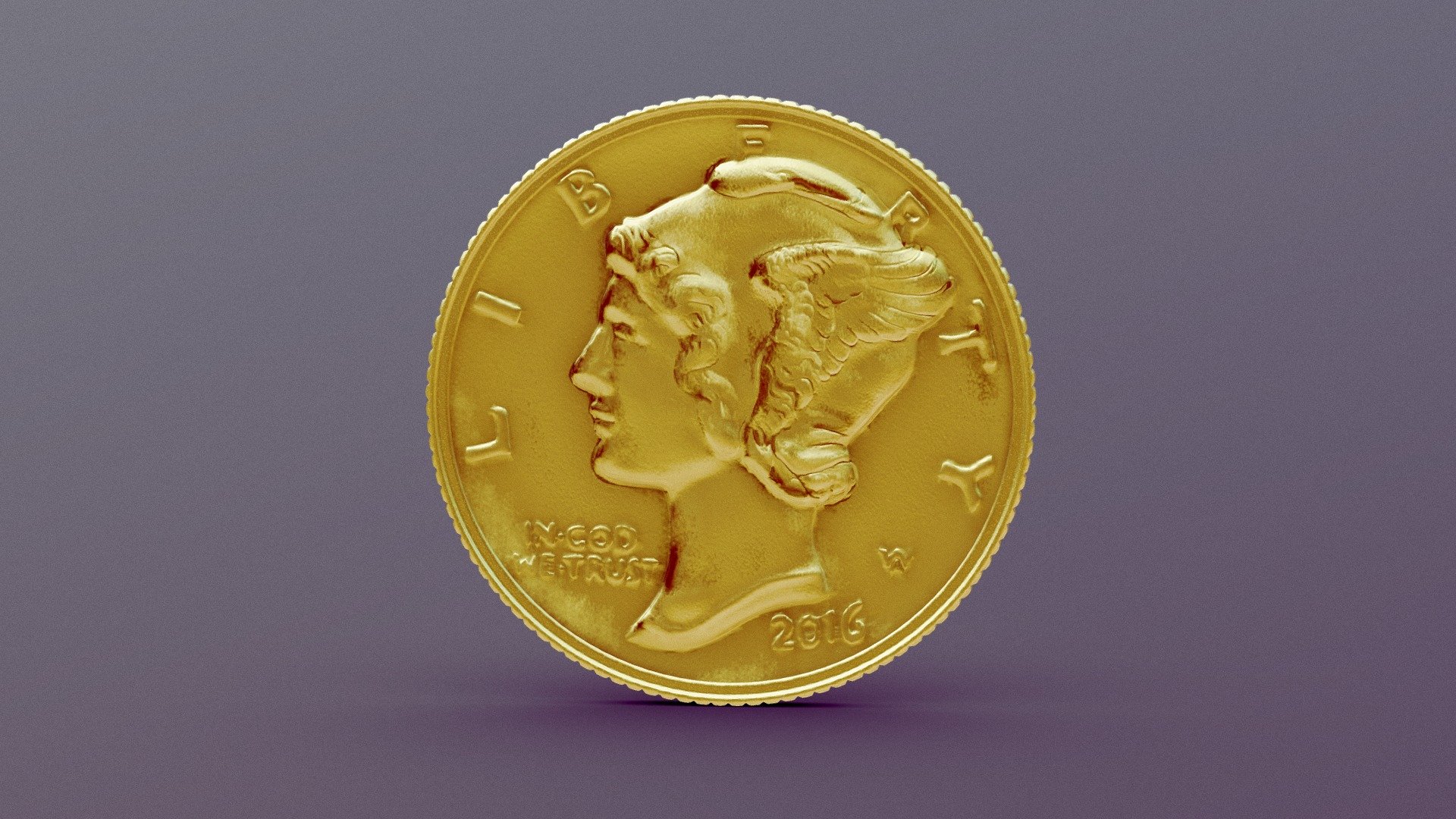 Mercyry Dime - Download Free 3D model by Eugene Korolev (@eugene ...