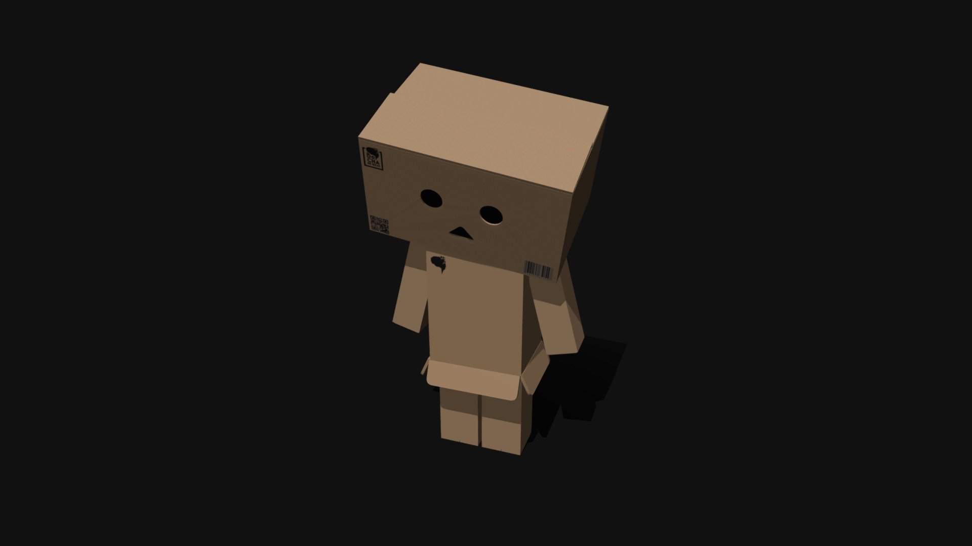 Sad Box - 3D model by mariana_fernandez1905 [f8560ef] - Sketchfab
