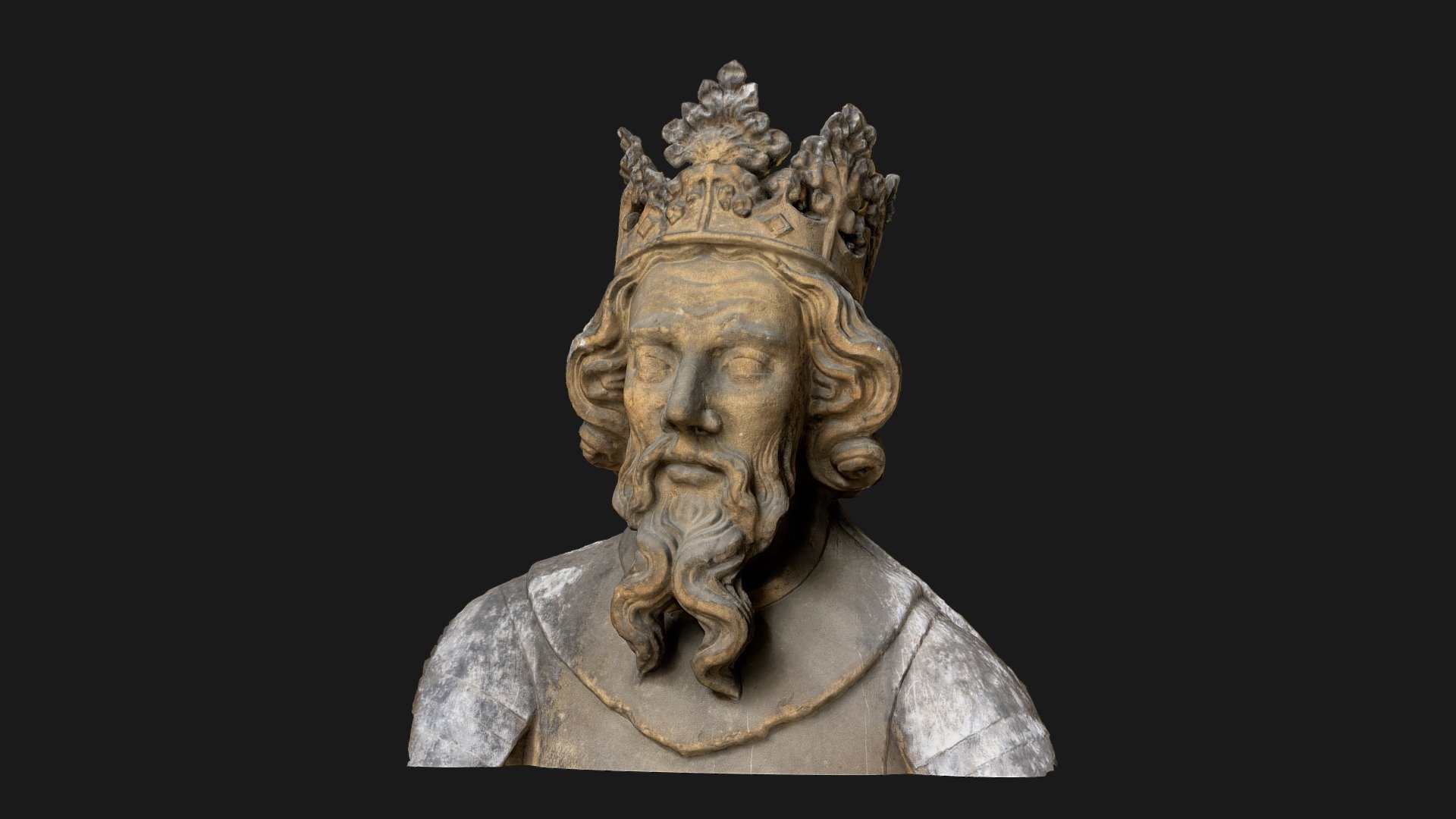 Face of a King ~ 14C ~ Lincoln Cathedral - 3D model by Digital Heritage ...