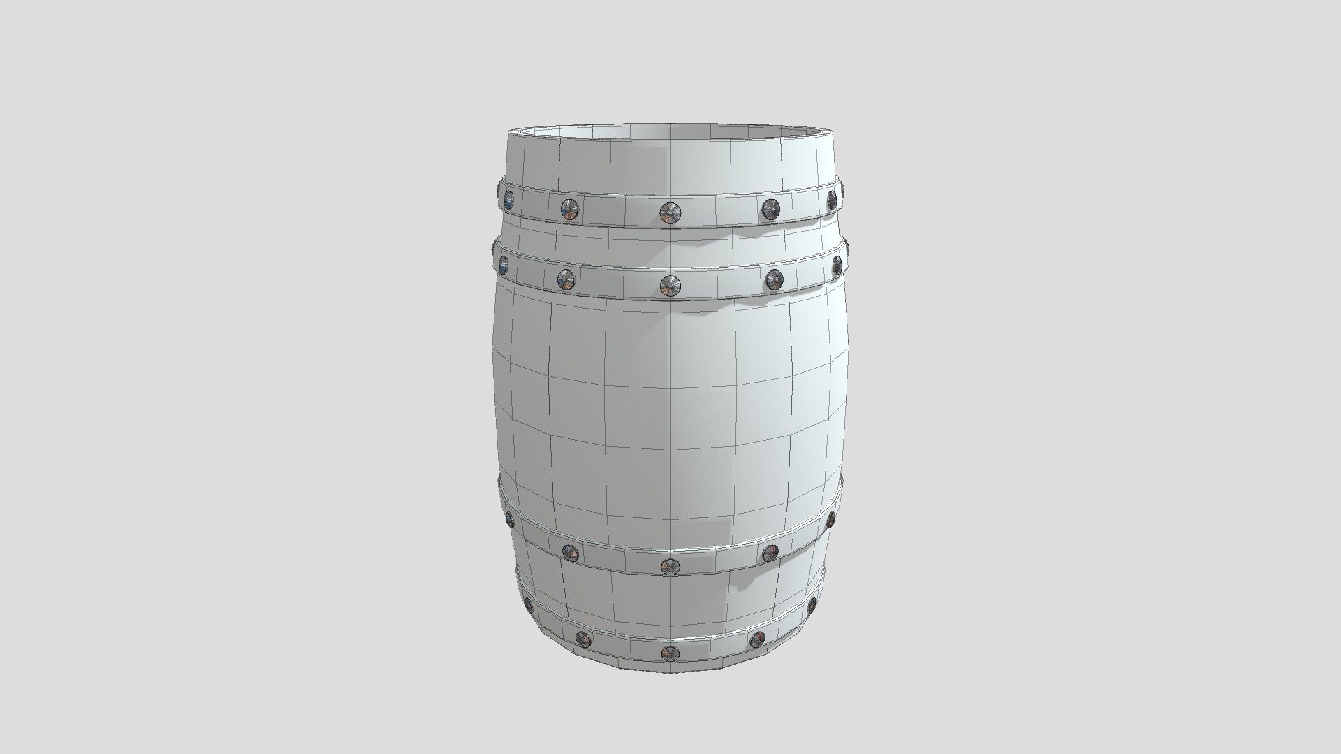 Barrel - Game Prop - 3D model by premgavhane [f8565e8] - Sketchfab