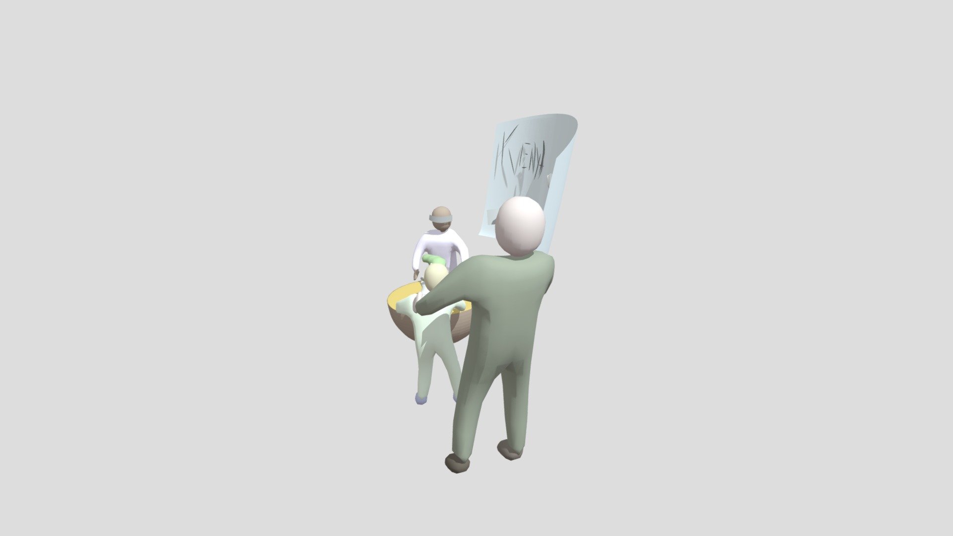 Storyboard in 3D concept - 3D model by samueltate [f857fa6] - Sketchfab