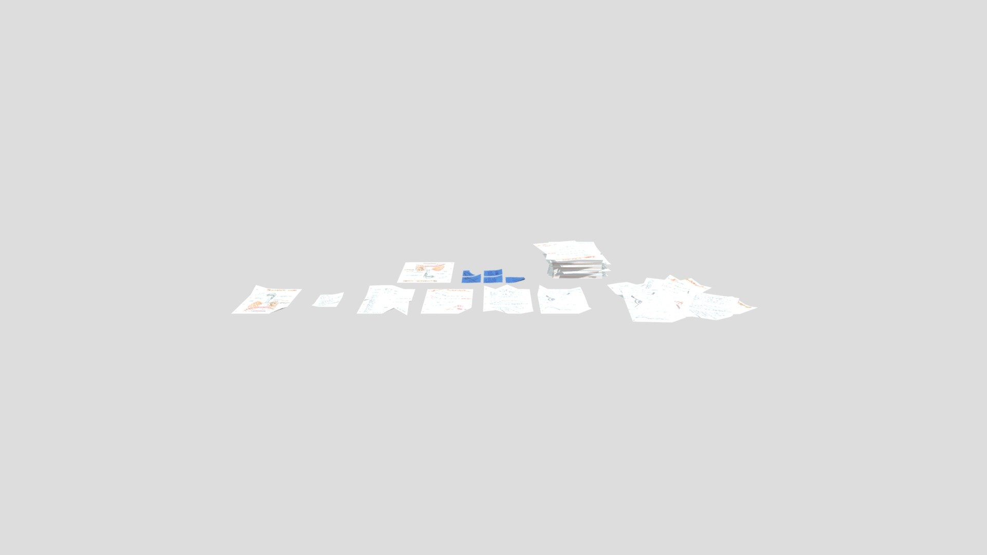 Papers - Download Free 3D model by oparaskos [f858428] - Sketchfab
