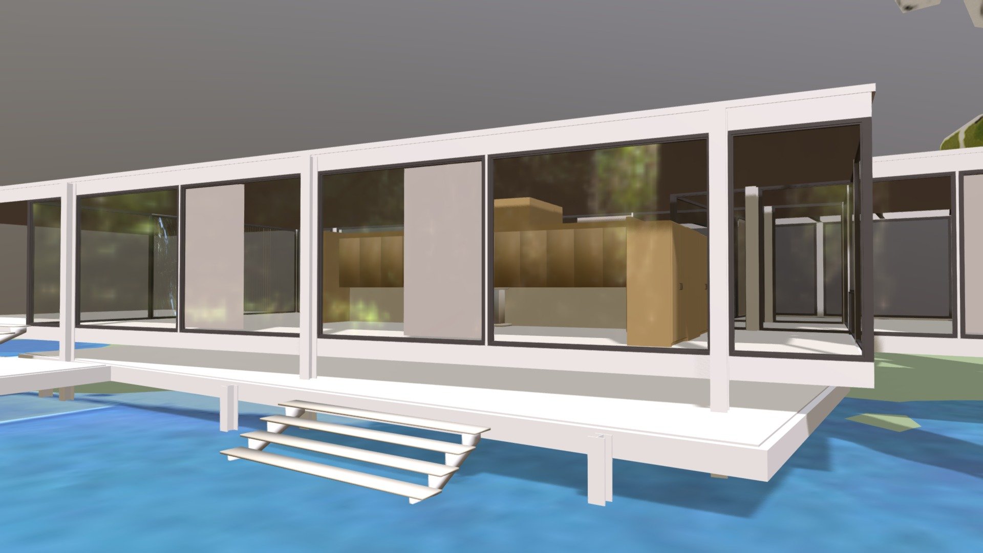 CASA FARNSWORTH - 3D model by sofia-ponsirenas [f8588cb] - Sketchfab
