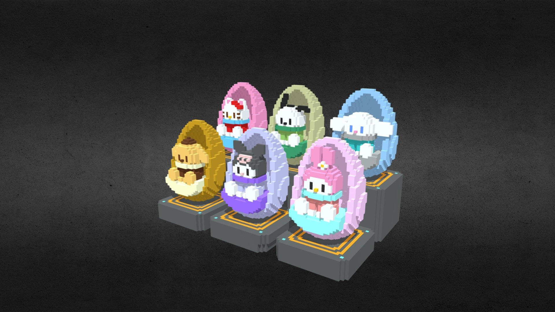Sanrio【Nanoblock】 - Download Free 3D model by adiobrick [f85b395 ...