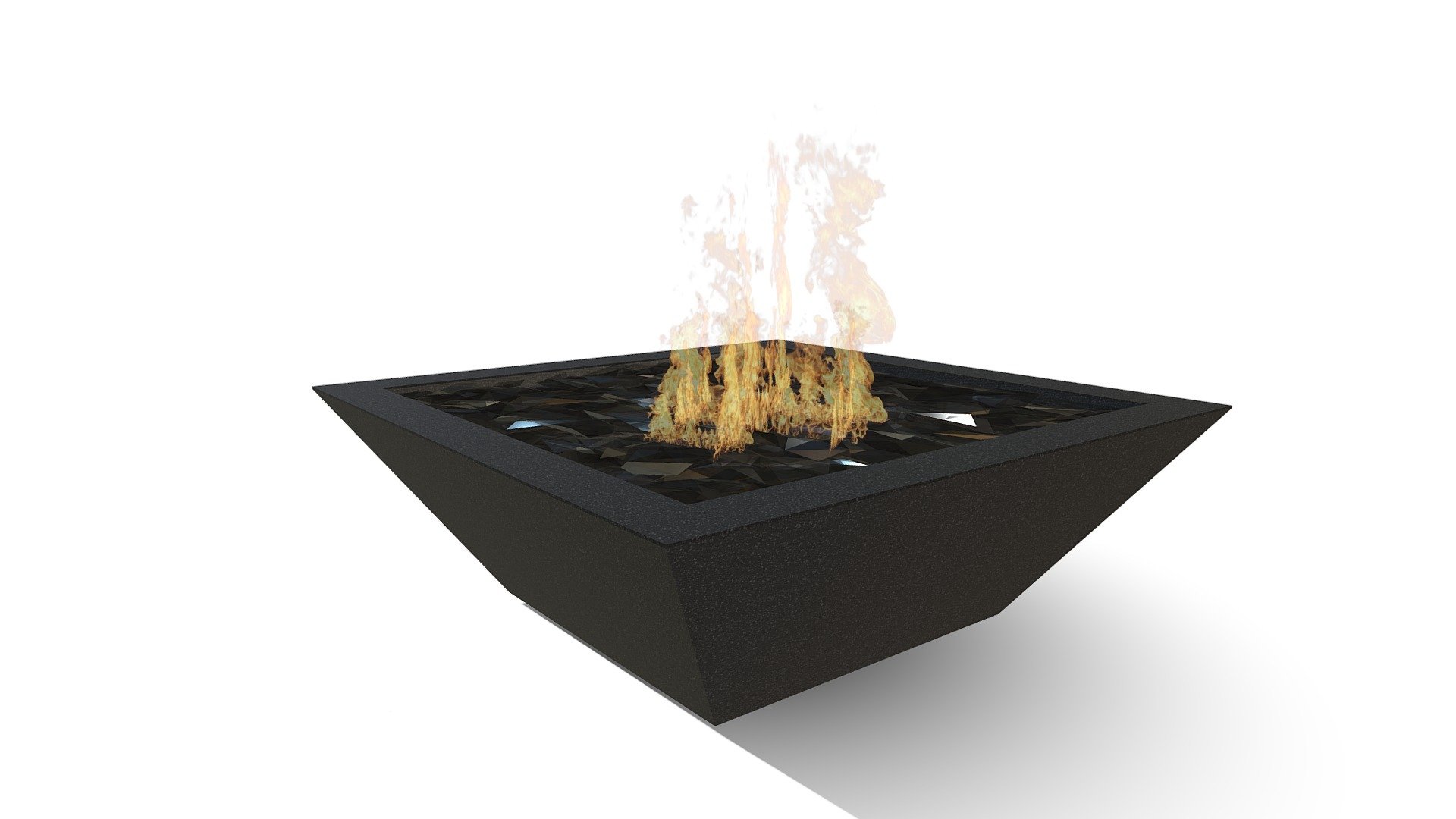 Formluxe Maya Fire Bowl - Powder Coated Steel - 3D model by Formluxe ...