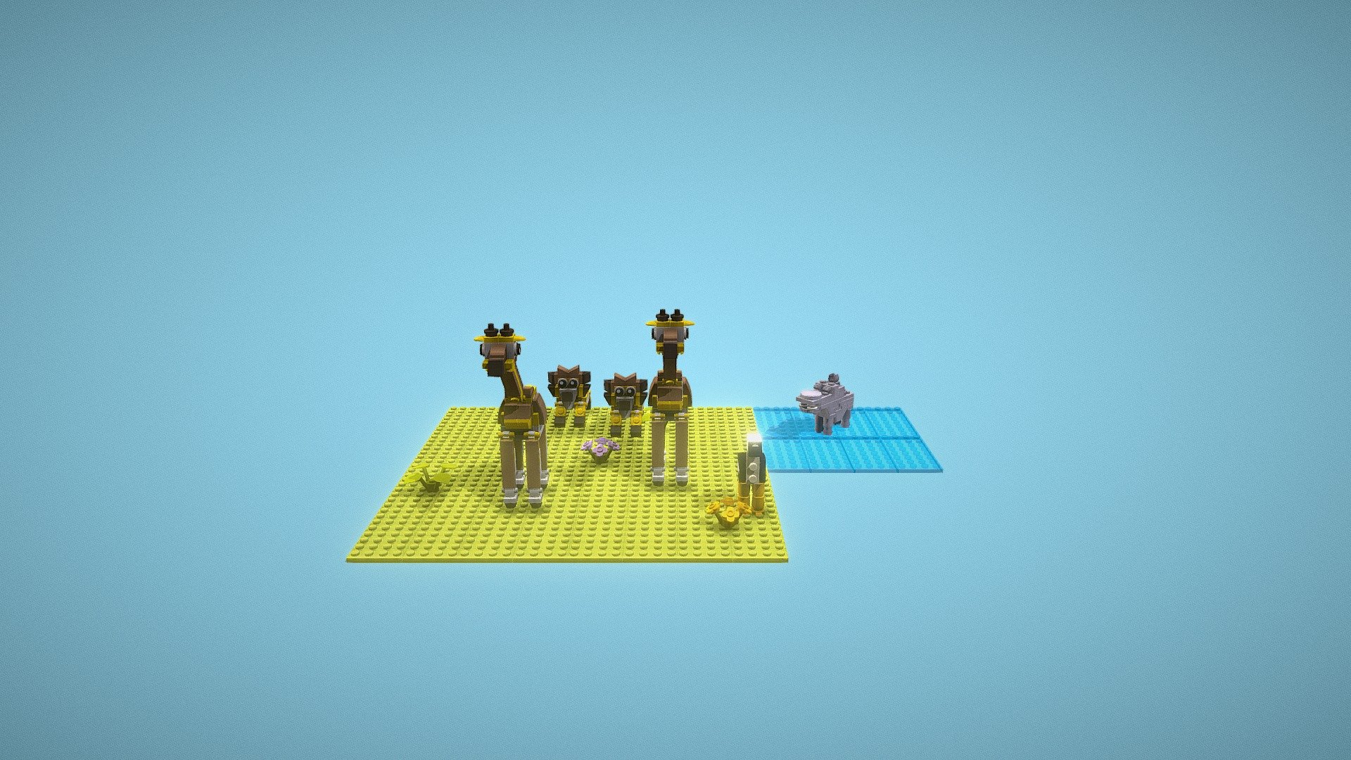 Lego Safari Export - Download Free 3D model by SS.Soup [f85c927 ...