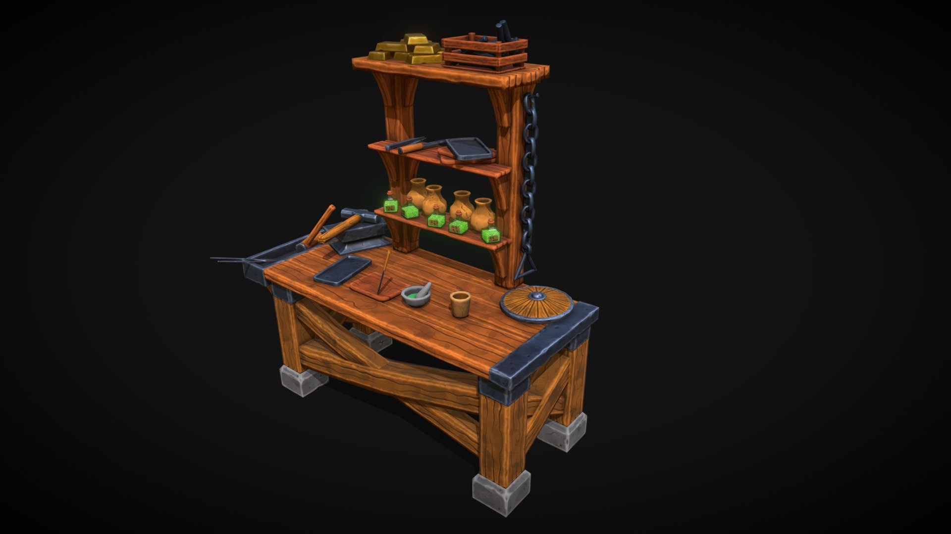 Workbench - 3D model by SeTech [f85fec4] - Sketchfab