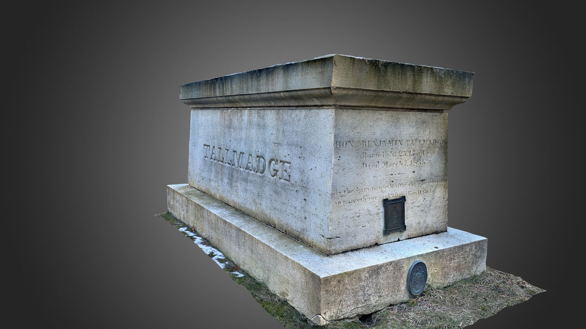 Col Benjamin Tallmadge II - Gravesite - Buy Royalty Free 3D model by ...
