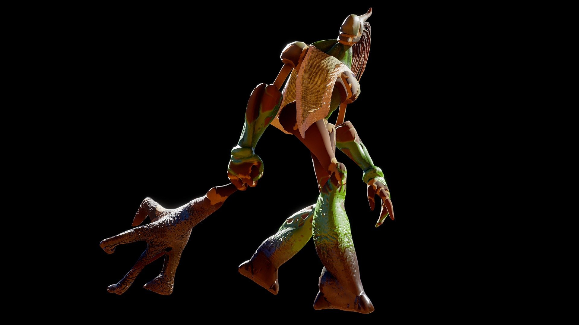 The forest guardian - 3D model by Mykell_LS [f8601a7] - Sketchfab