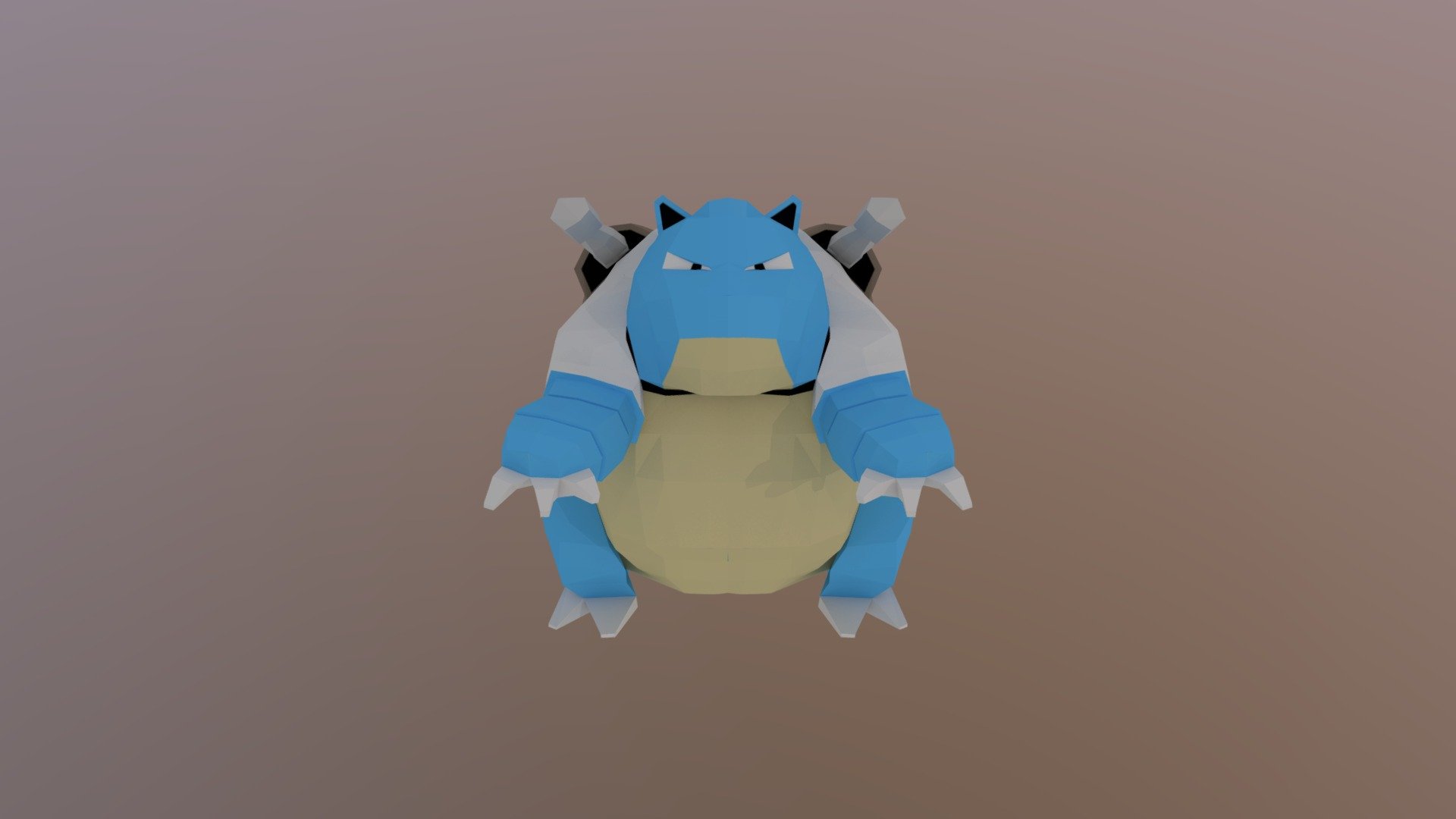 Blastoise - 3D model by alfaeusaezuah [f860f58] - Sketchfab
