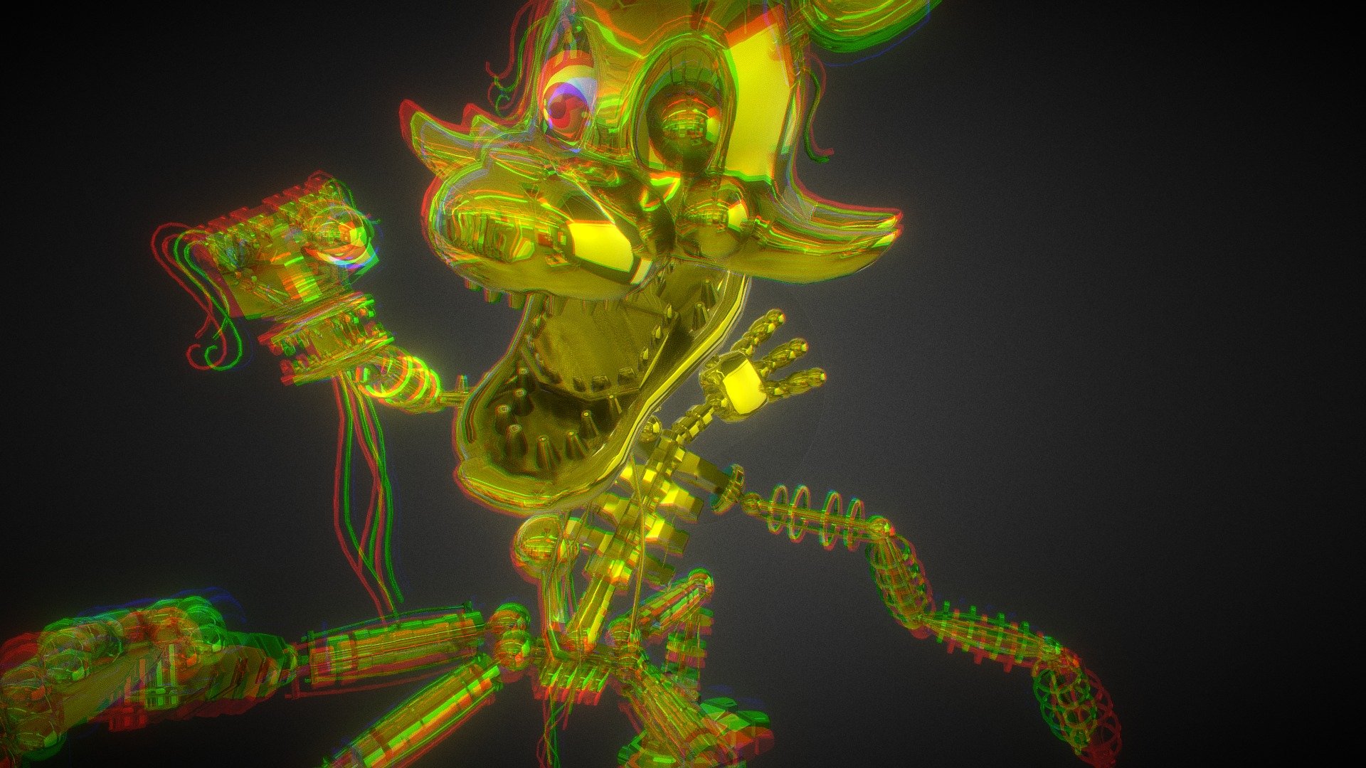 mangle-fnaf-ar - 3D model by fnaf edits (@mariam.3003842) [f8611fa ...