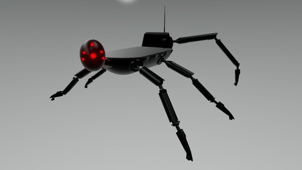 Robot Spider - 3D model by Decoder_pr0 [f86219b] - Sketchfab