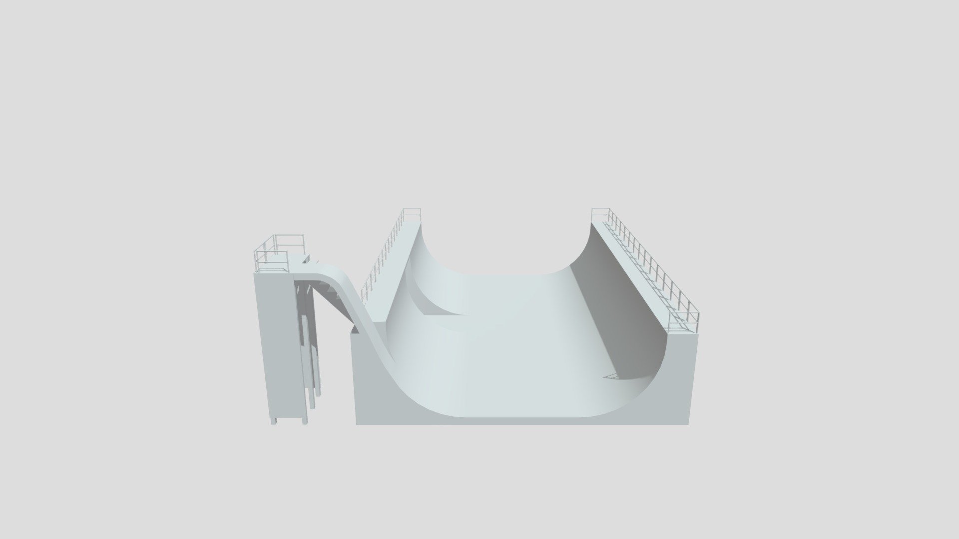 Assigment 3 - Skateboard Ramp - Download Free 3D model by L-Lexington ...
