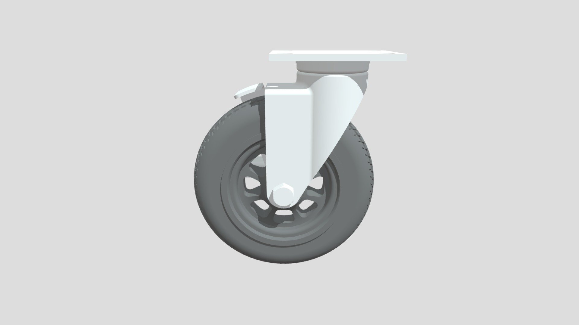 Castor Wheel V5 - 3D model by Er. Harshvardhan World ...