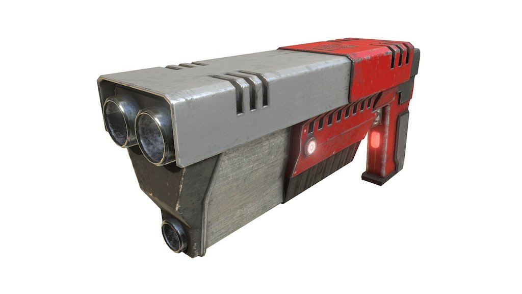 MassVR Shotgun © MassVR 2017 - 3D model by Mass VR (@massvr) [f866c6b ...