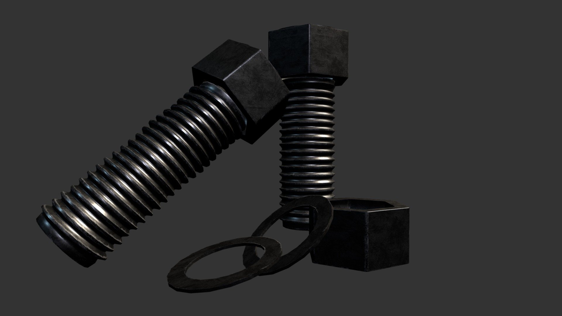 Bolt Screws - 3D model by CrimsonLie [f86ad3a] - Sketchfab