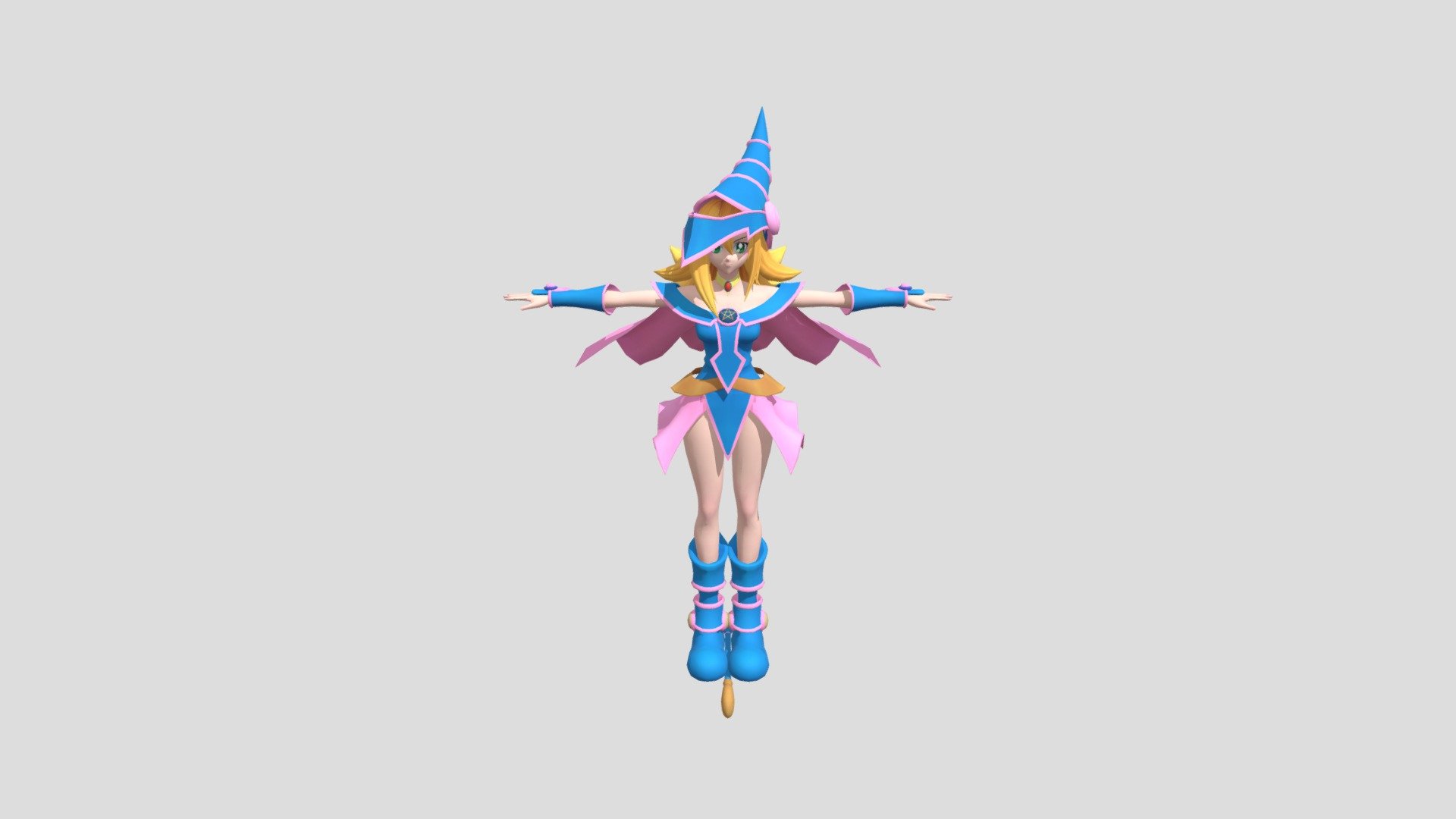 Dark Magician Girl II - Download Free 3D model by Tigerar1 ...