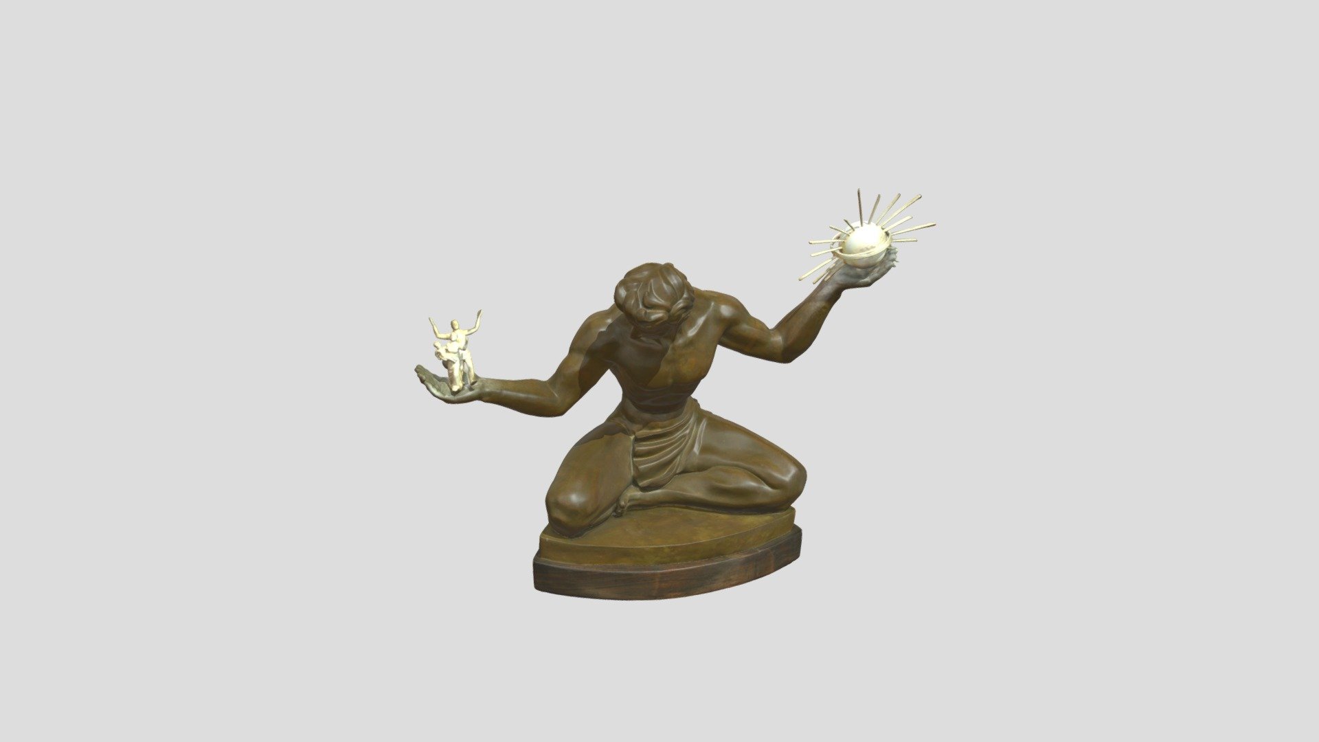 Spirit of Detroit - 3D model by canarthandworks [f86c25b] - Sketchfab