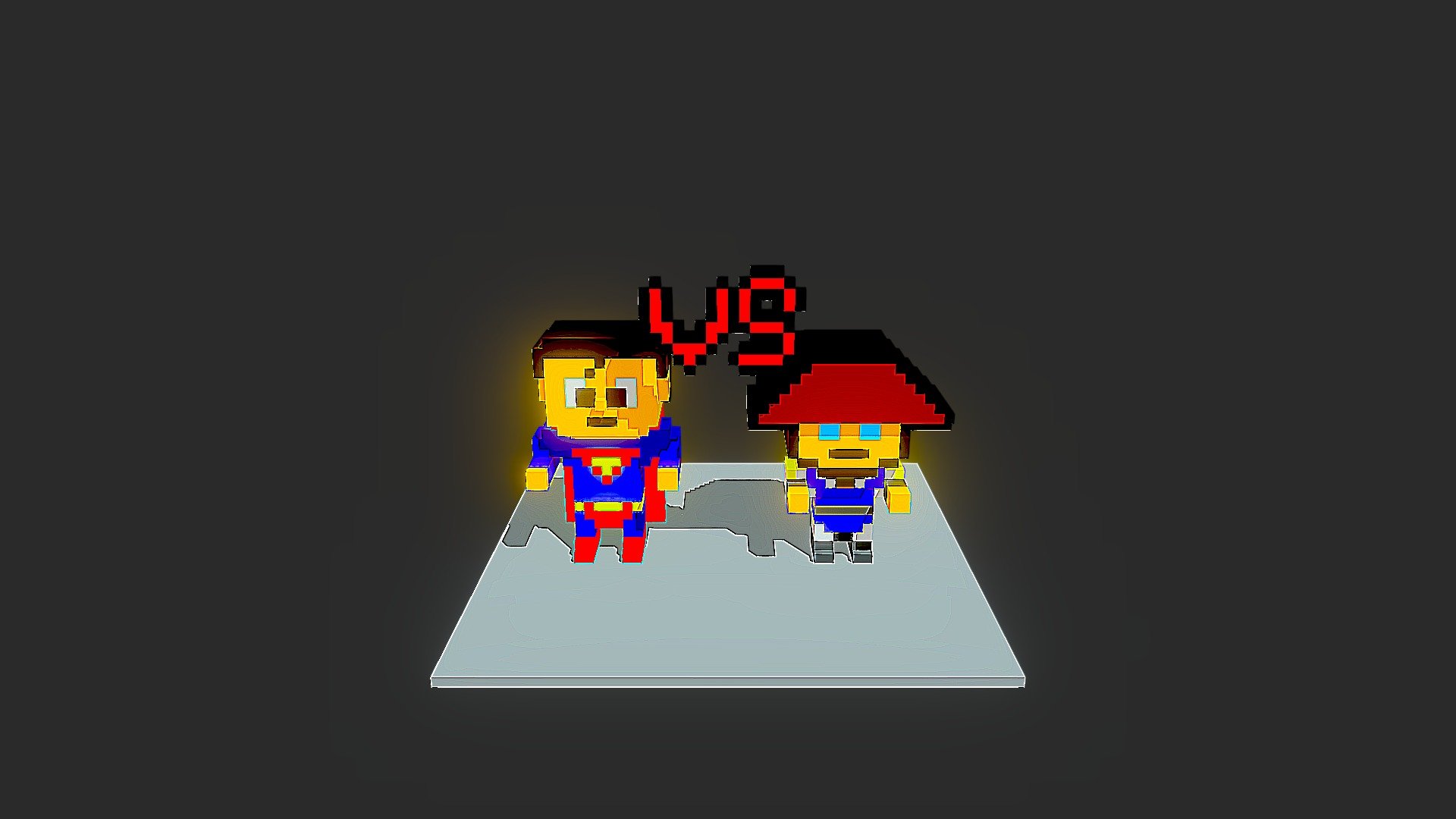 Superman vs Raiden(JL vs MK) - Download Free 3D model by ...