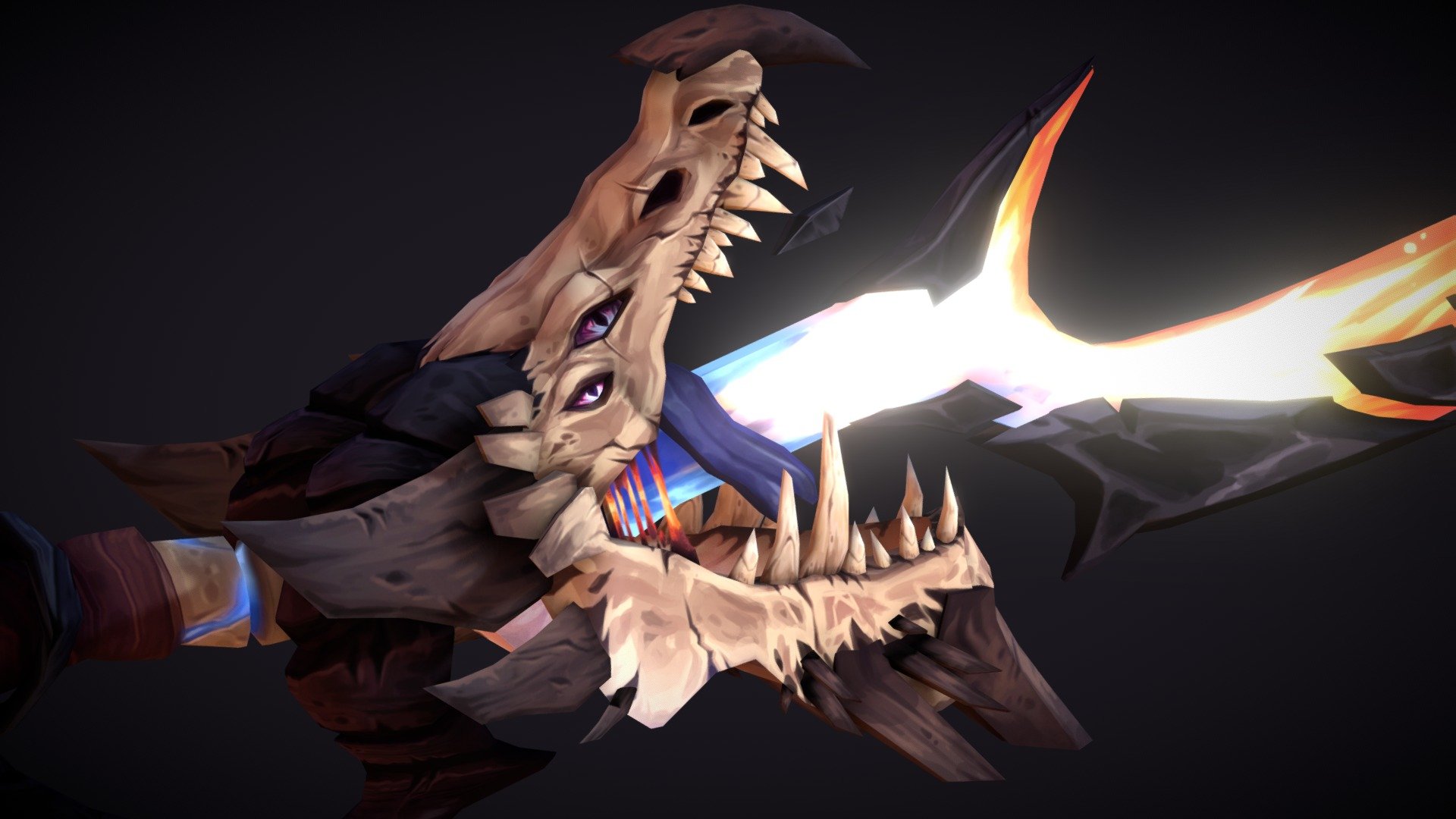Dragon's Vengeance | DAE Weaponcraft Assignment - 3D model by Huyen ...