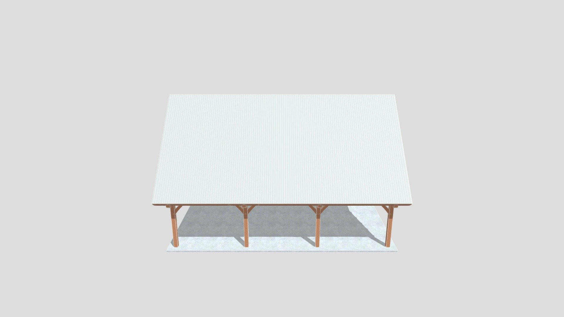24x36 Pavilion Model Draft - 3D model by BIGWOOD [f86d8ae] - Sketchfab