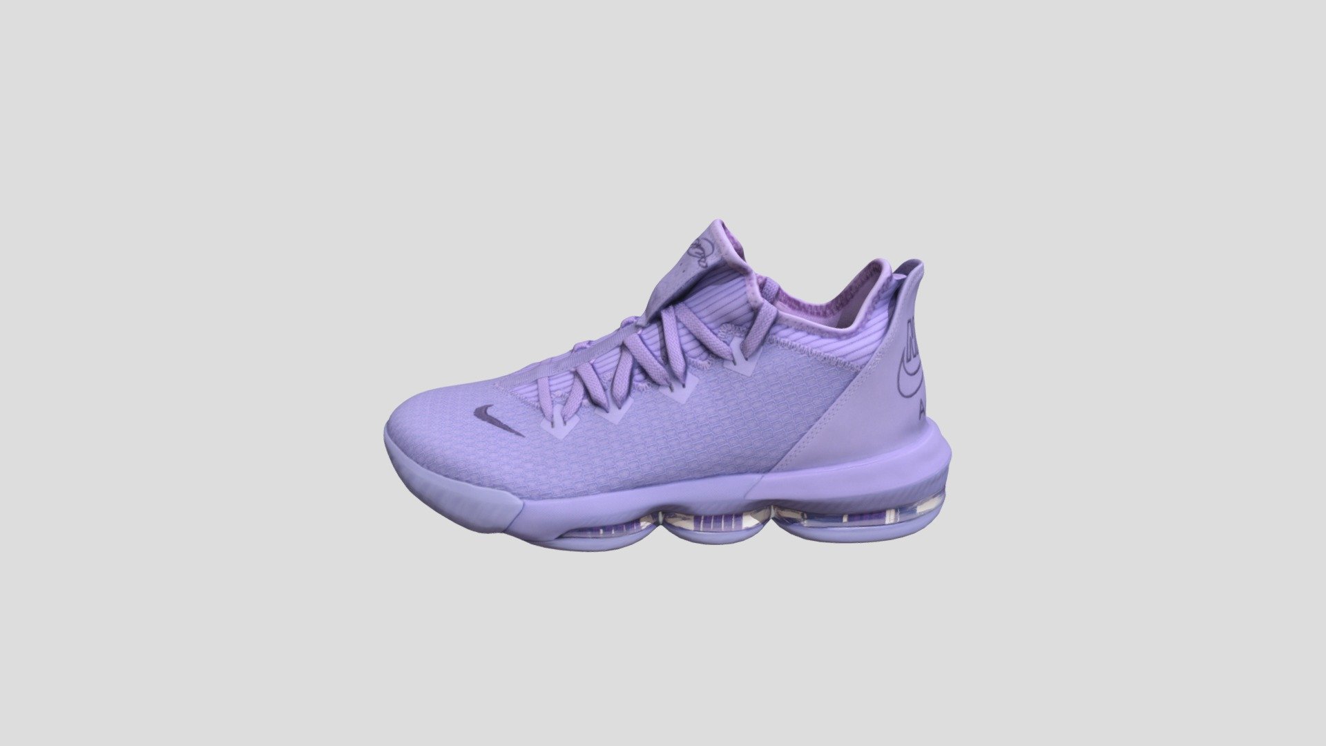 Nike LeBron 16 Low紫色詹姆斯 CI2669-500 - Buy Royalty Free 3D model by ...