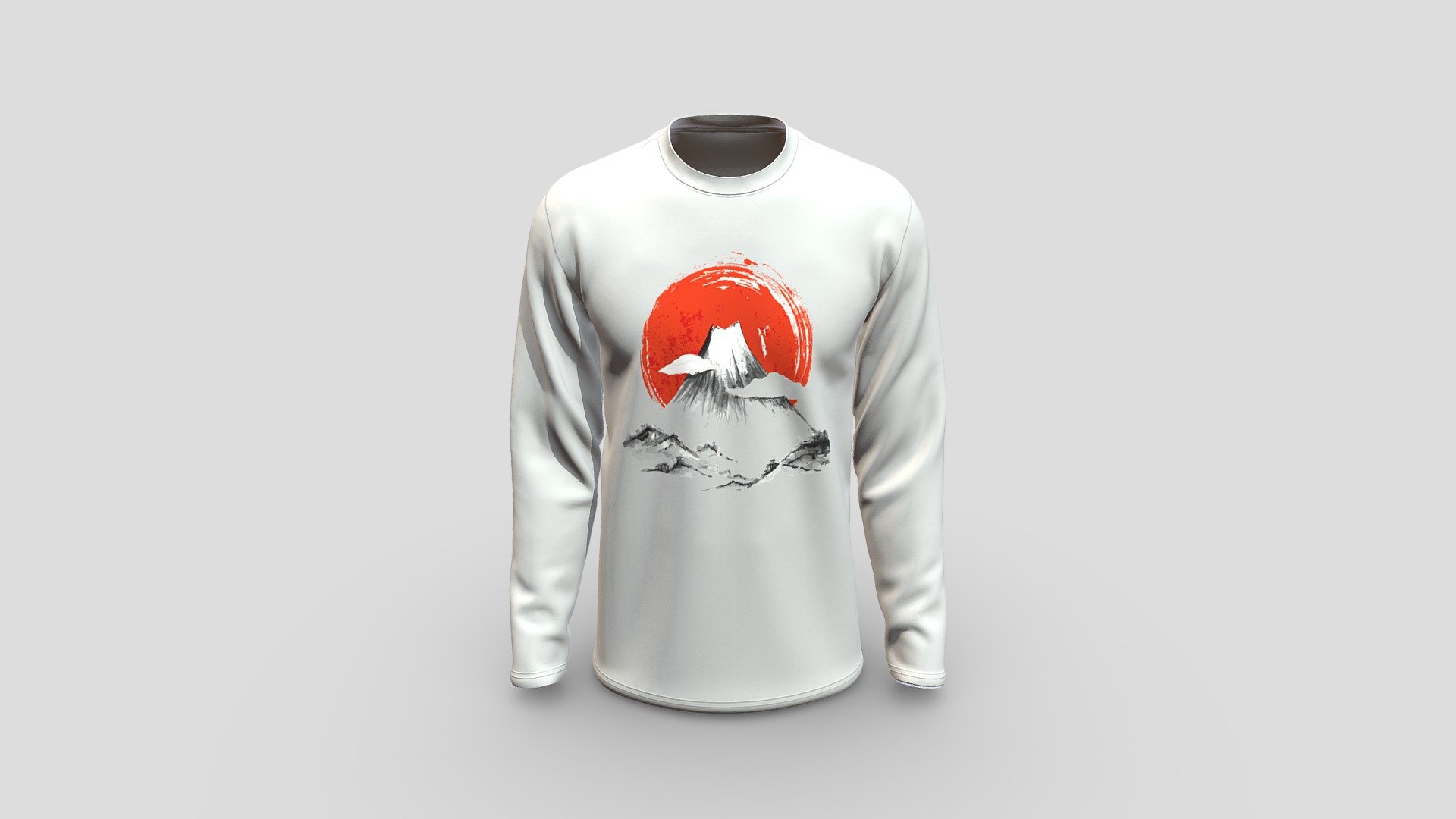 Long Sleeve Tee - Buy Royalty Free 3D model by Apparel-Fashion [f86e0c6 ...