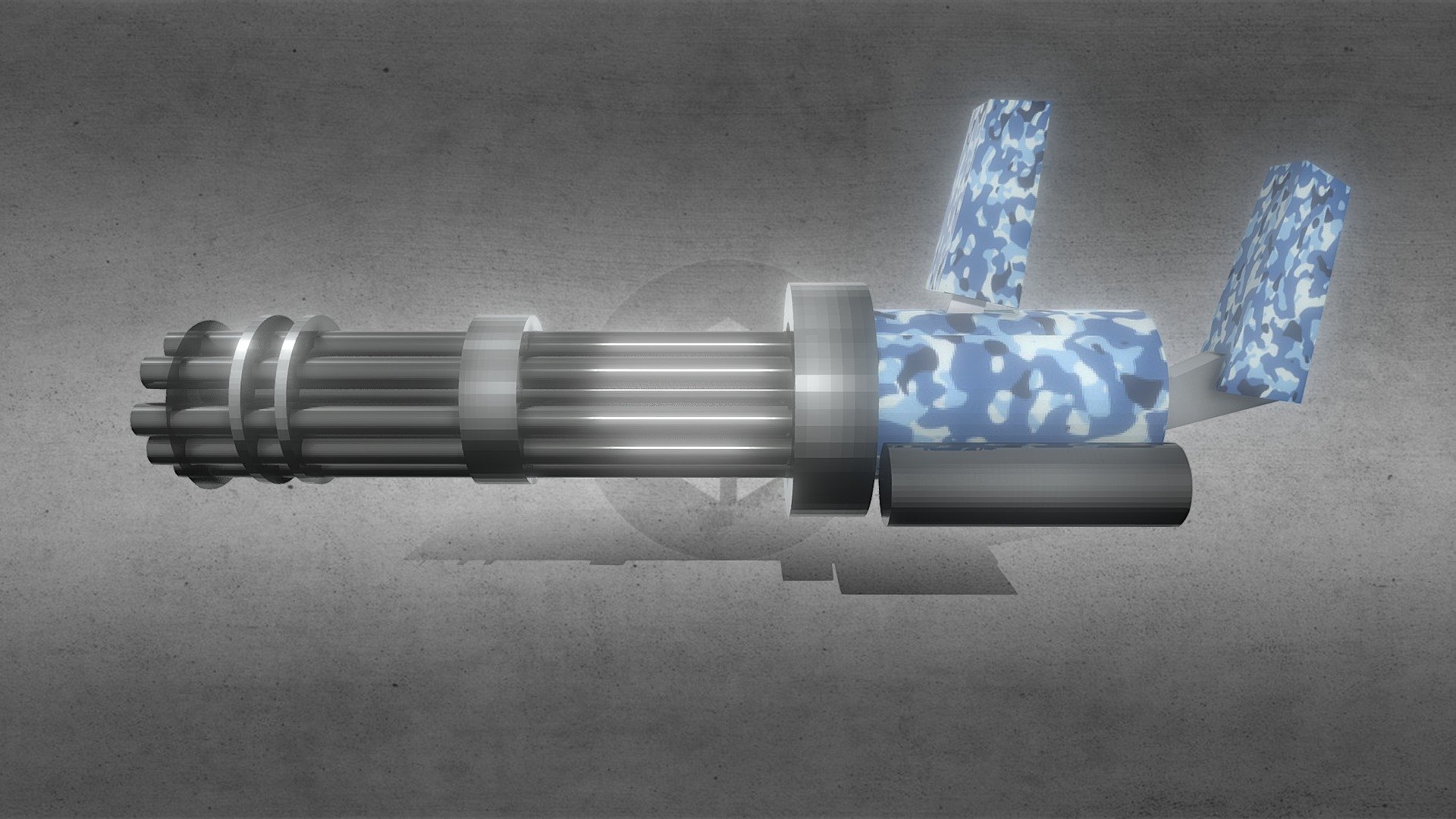 MiniGun (animation update) - 3D model by youssef creation (@Youssef ...