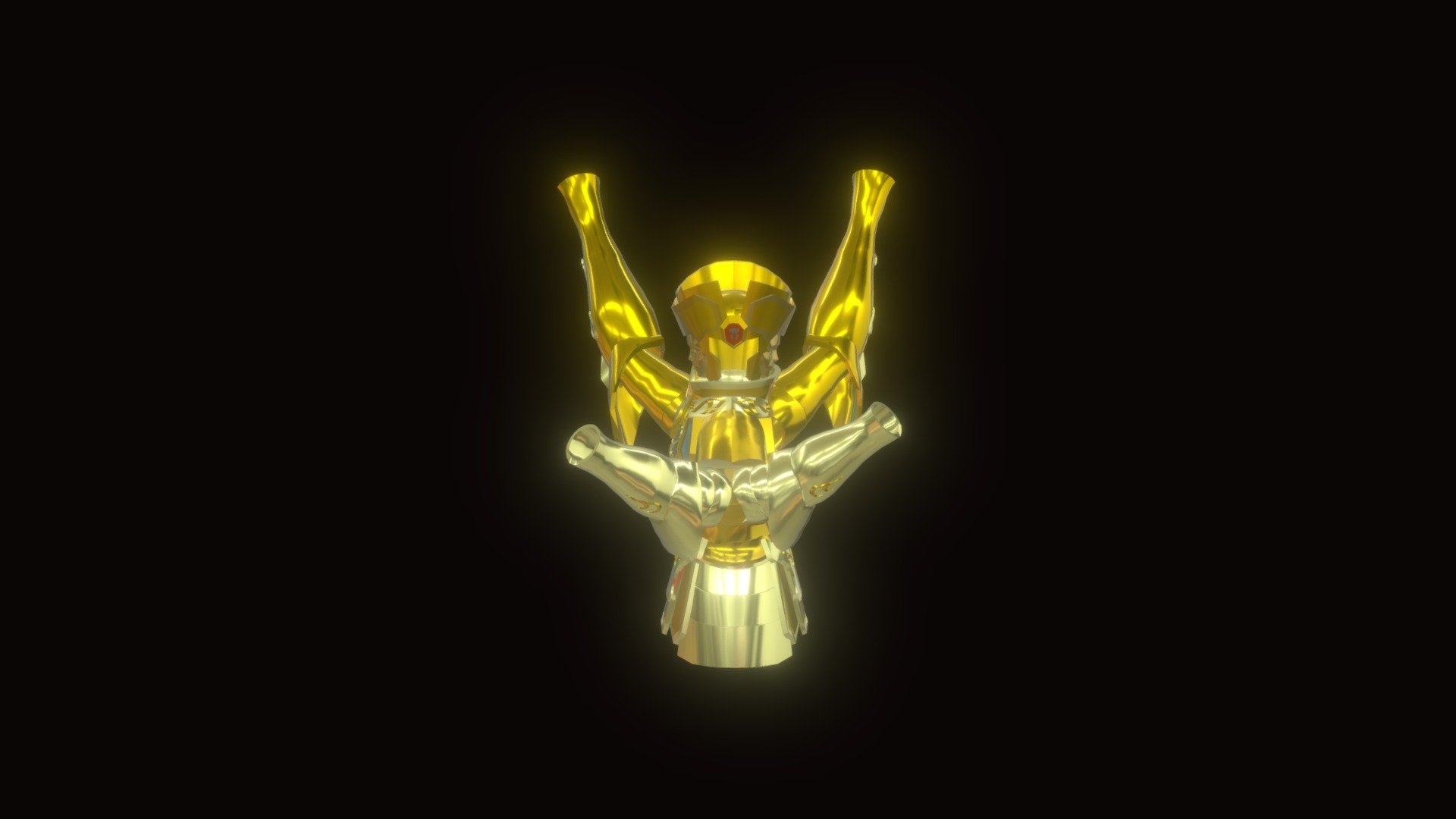 Gemini Gold Armor - 3D model by danielsive [f86f6a7] - Sketchfab
