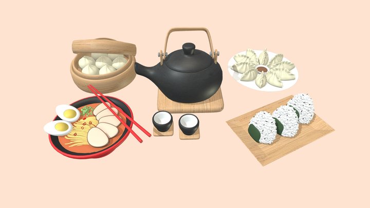 Dumpling 3D models - Sketchfab