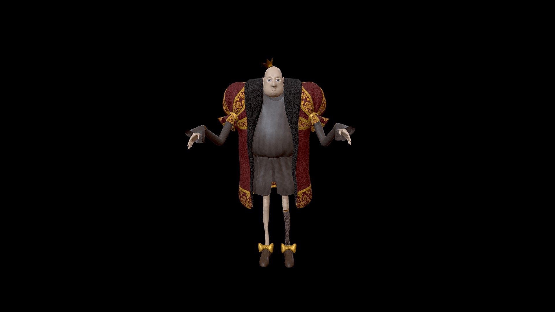 Puppet King - 3D model by Barbara Bojanowska (@Barbrasia) [f87073c ...