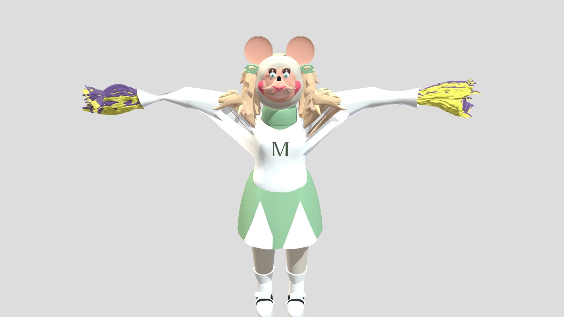 Mitzi Mozzarella (Jacksonville Fl) RIGGED - Download Free 3D model by ...