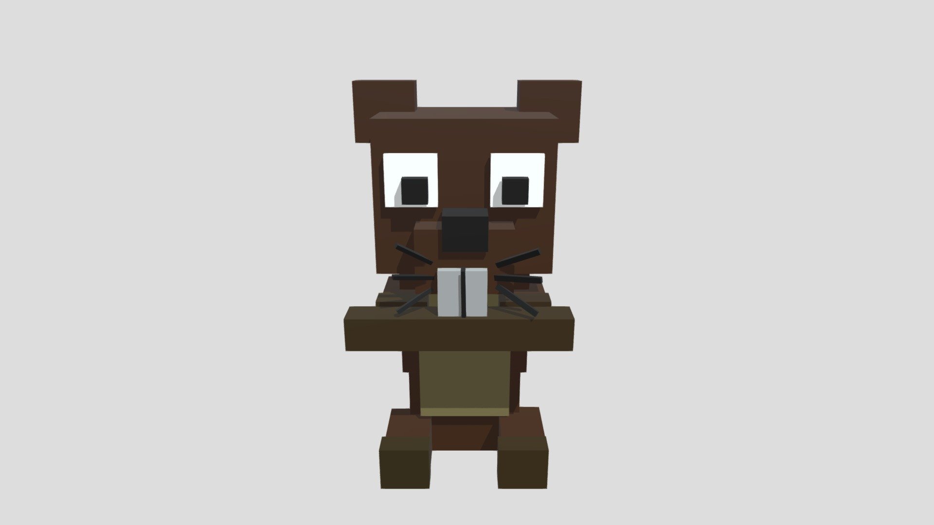 Beaver - 3D model by Maxim (@maksimkuklev125) [f871c86] - Sketchfab