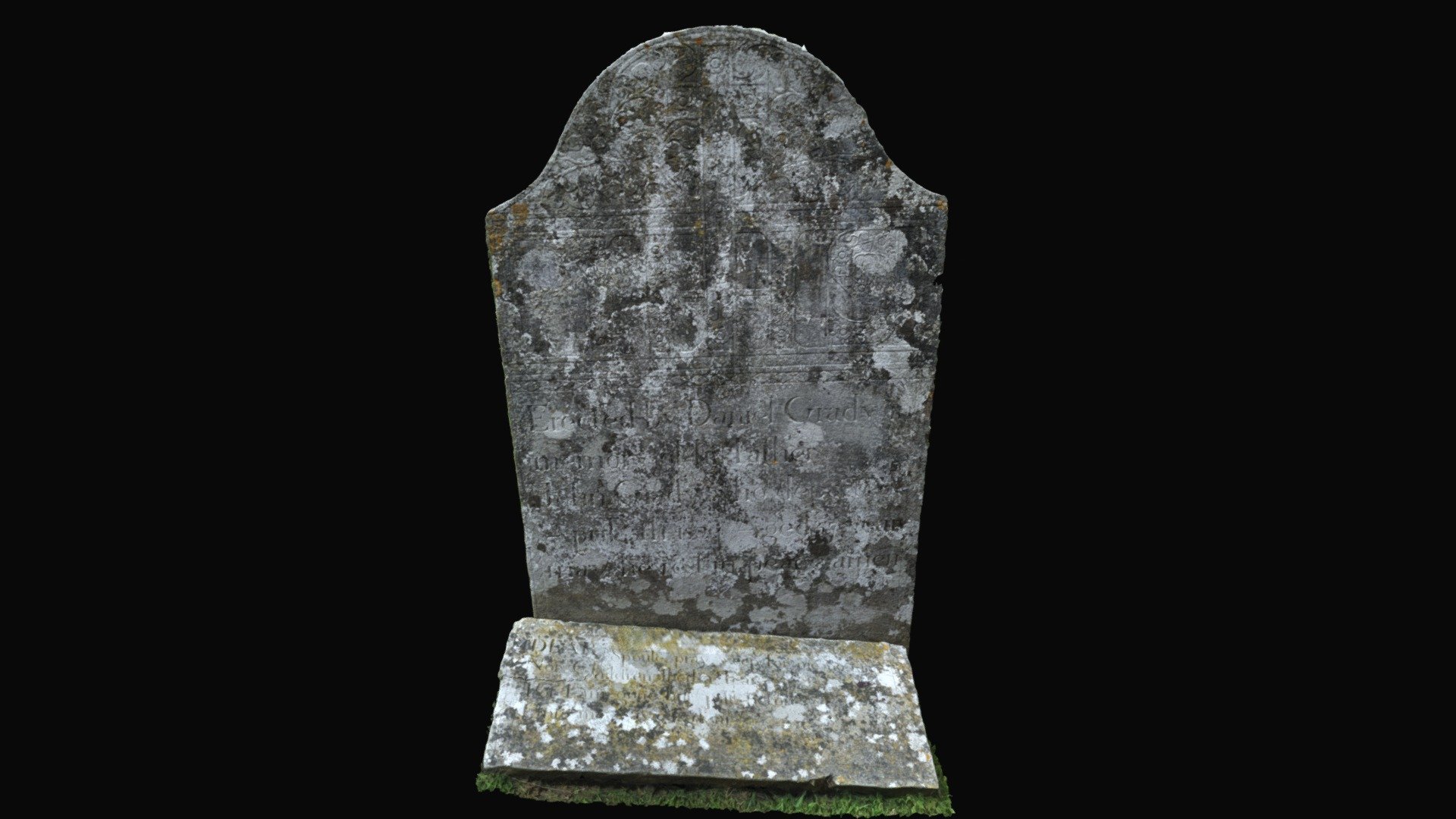 John Grady Headstone (TN OKBN 0071) - Download Free 3D model by ...