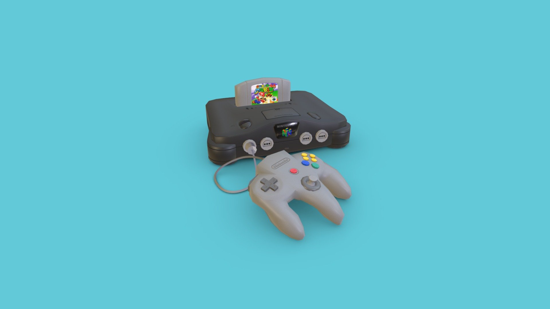 Nintendo 64 - 3D model by Unconid [f873837] - Sketchfab