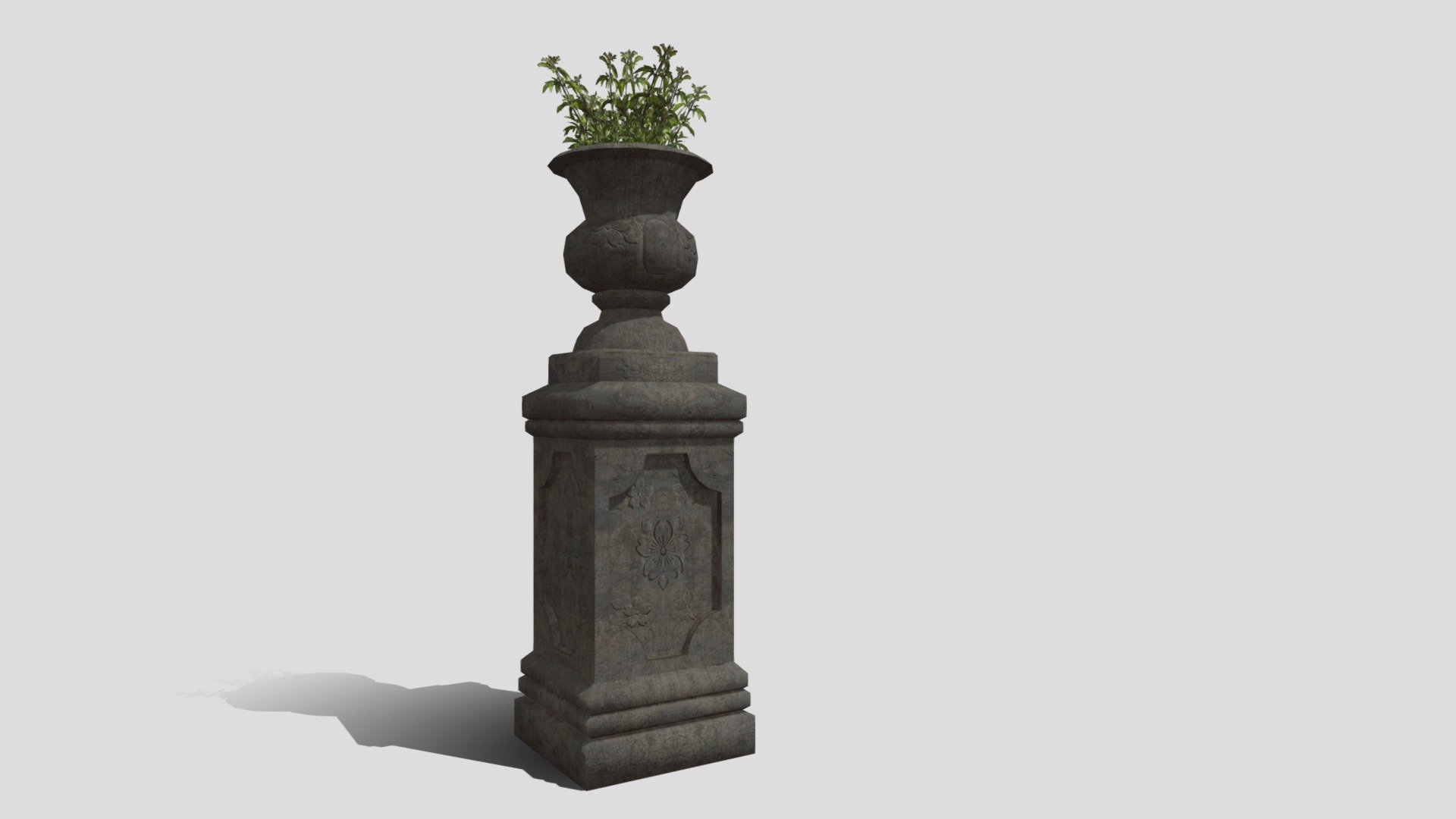 Medieval Plant Pot - 3D model by Yannakis [f8759ab] - Sketchfab