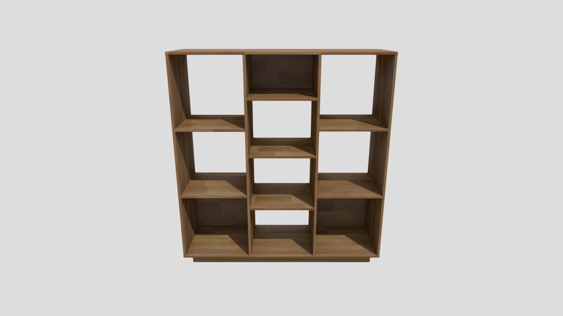 Front Open Partition Bookshelf - Buy Royalty Free 3D model by interior ...