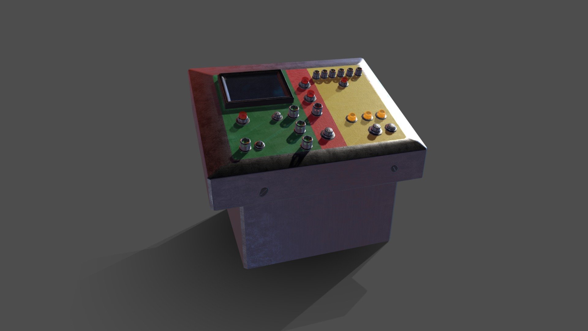Ferris Wheel control panel (low-poly) - 3D model by emistew14 [f87815f ...