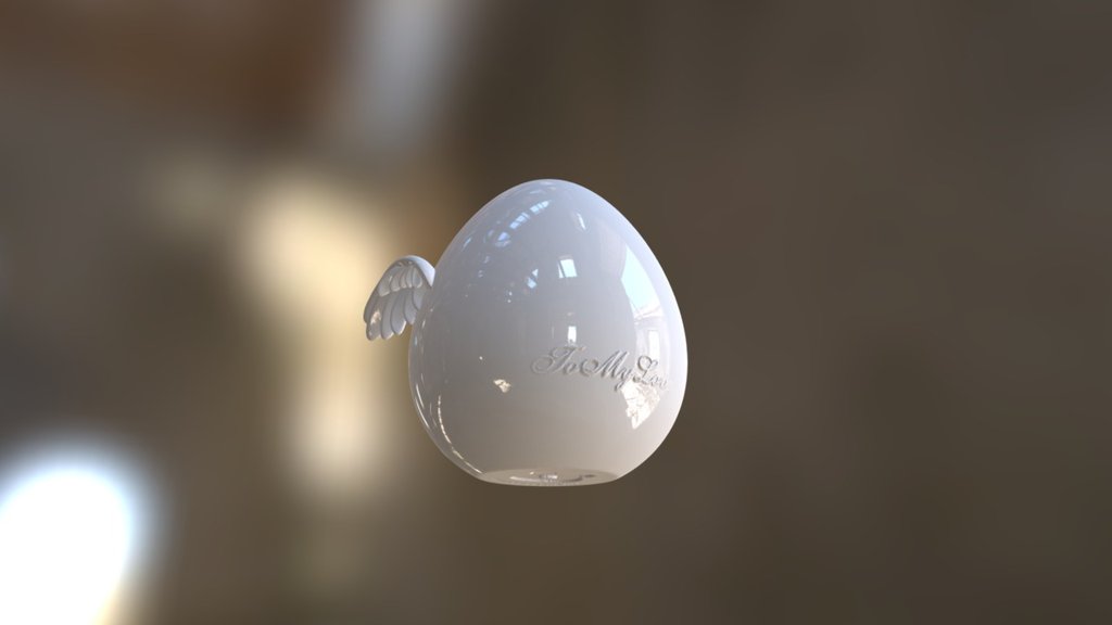 flying egg - 3D model by bearsound [f878804] - Sketchfab