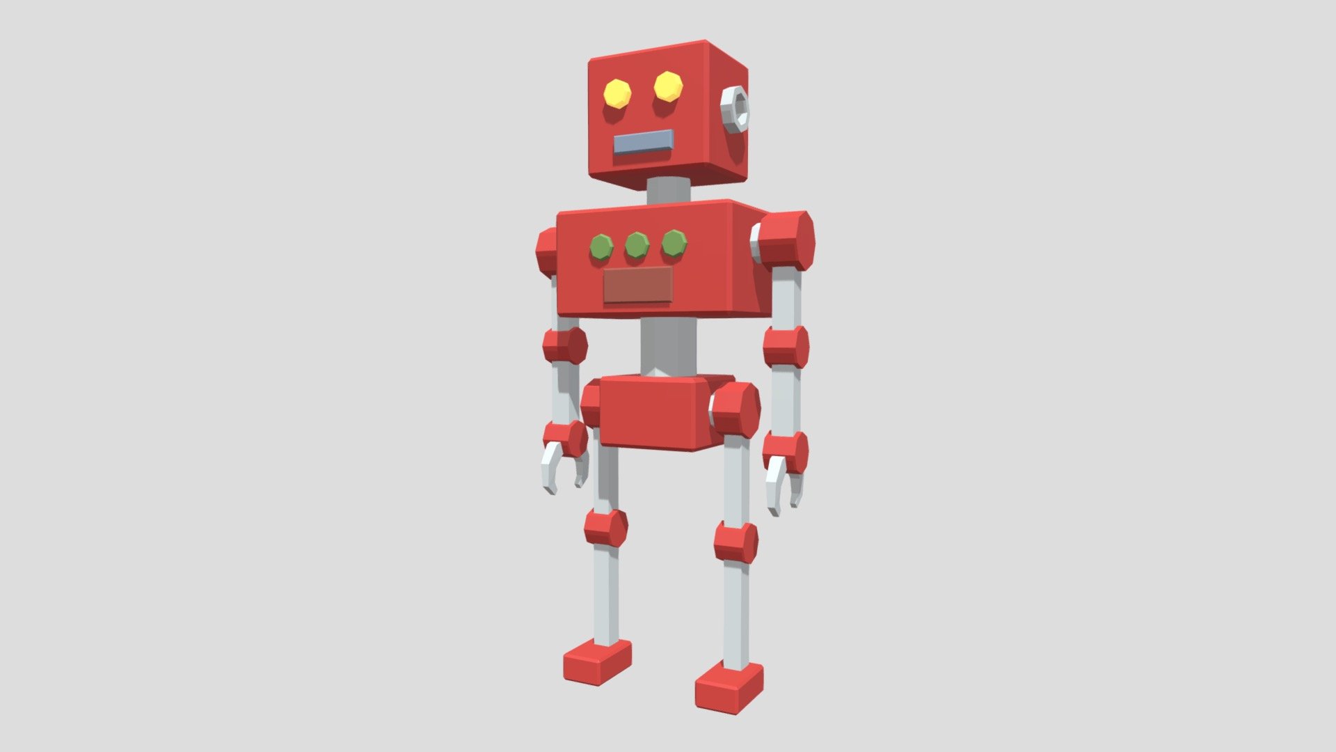 Simple Robot - Buy Royalty Free 3D model by Ed+ (@EDplus) [f879909 ...