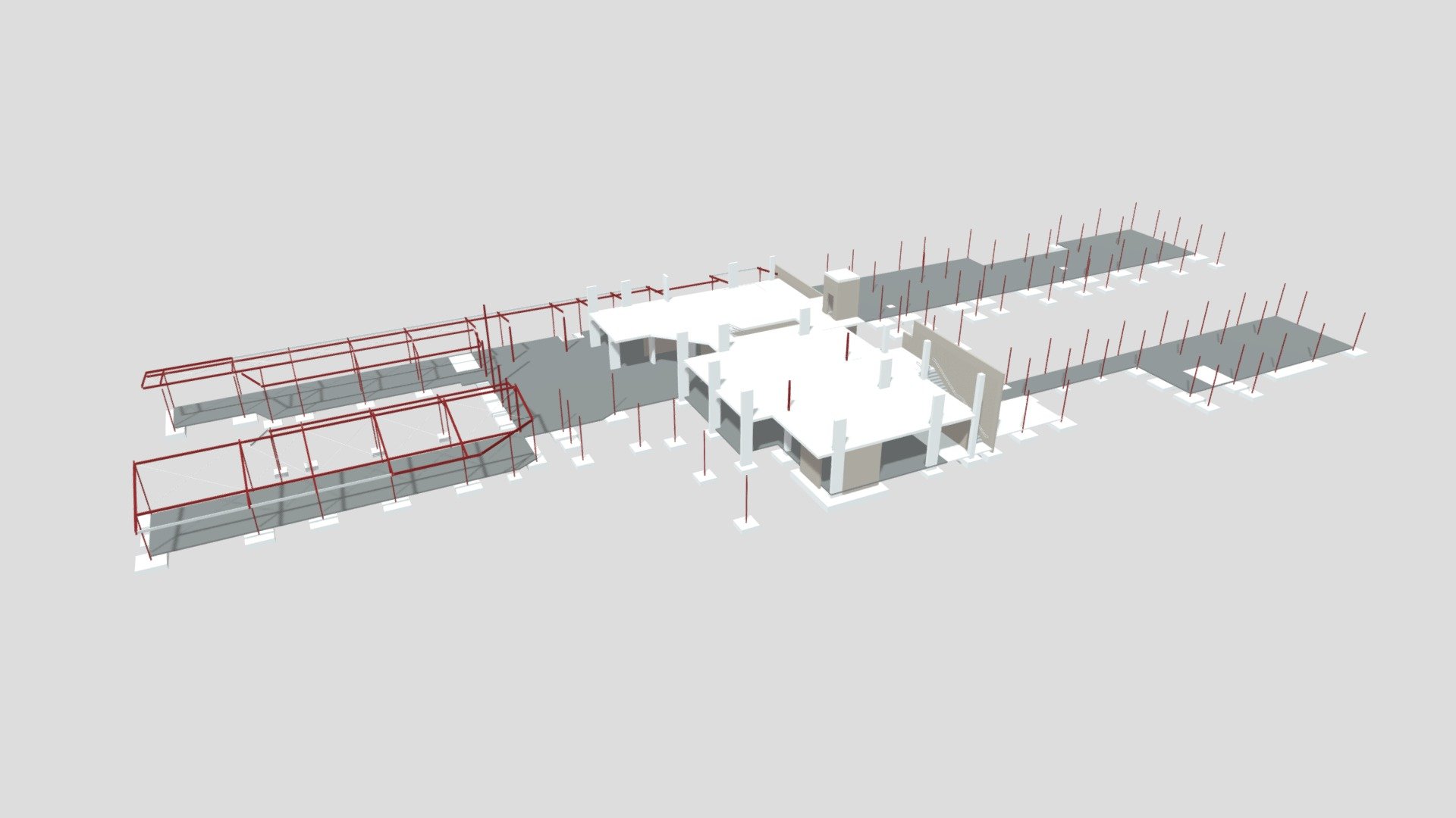 23014-PS-IFC-ST-A0_A - 3D View - {3D} - 3D model by mchughsteel ...