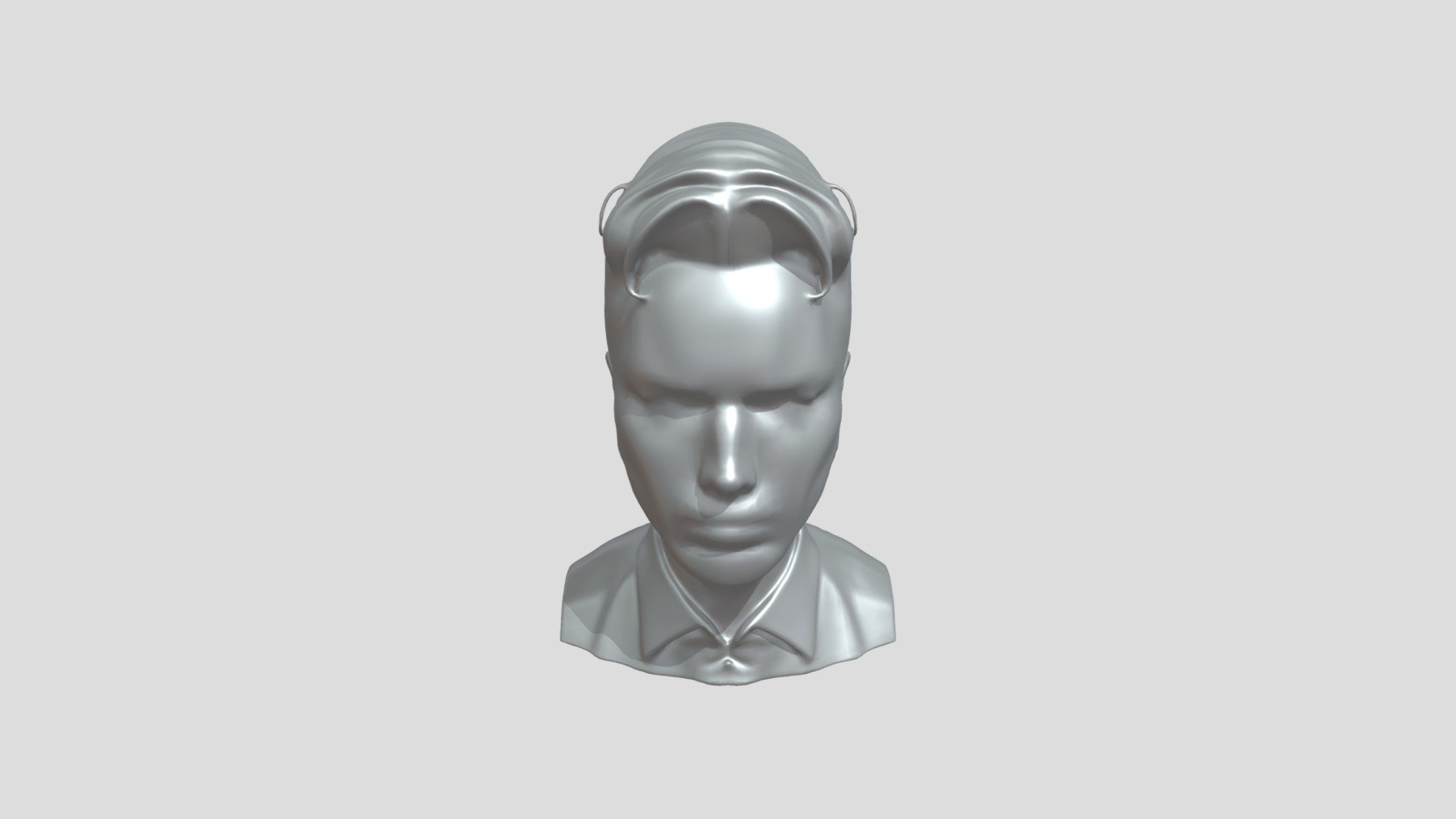 digital portrait of a man - Download Free 3D model by I-am-Mohid ...