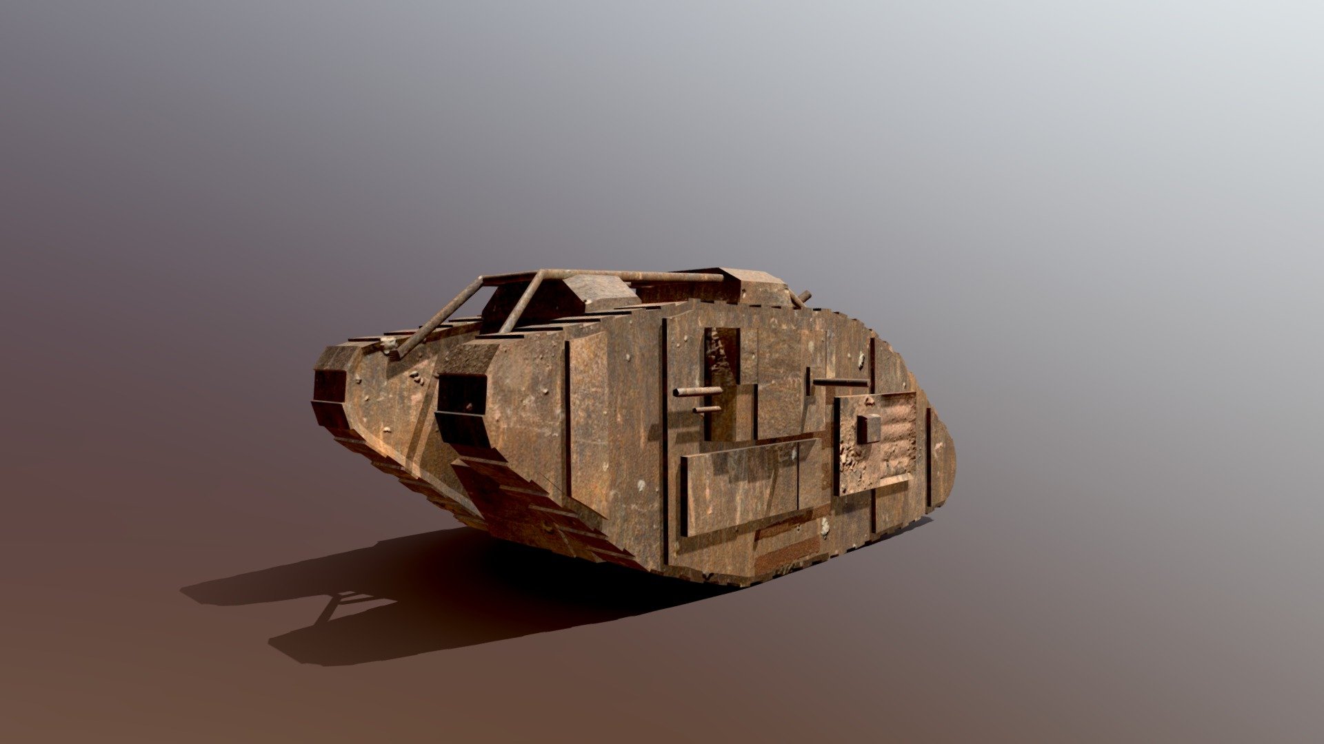 WW1 tank - Download Free 3D model by Rob (@RobynJacks) [f87c009 ...