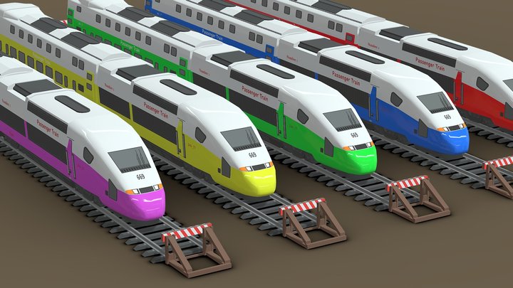 Trains 3D models - Sketchfab