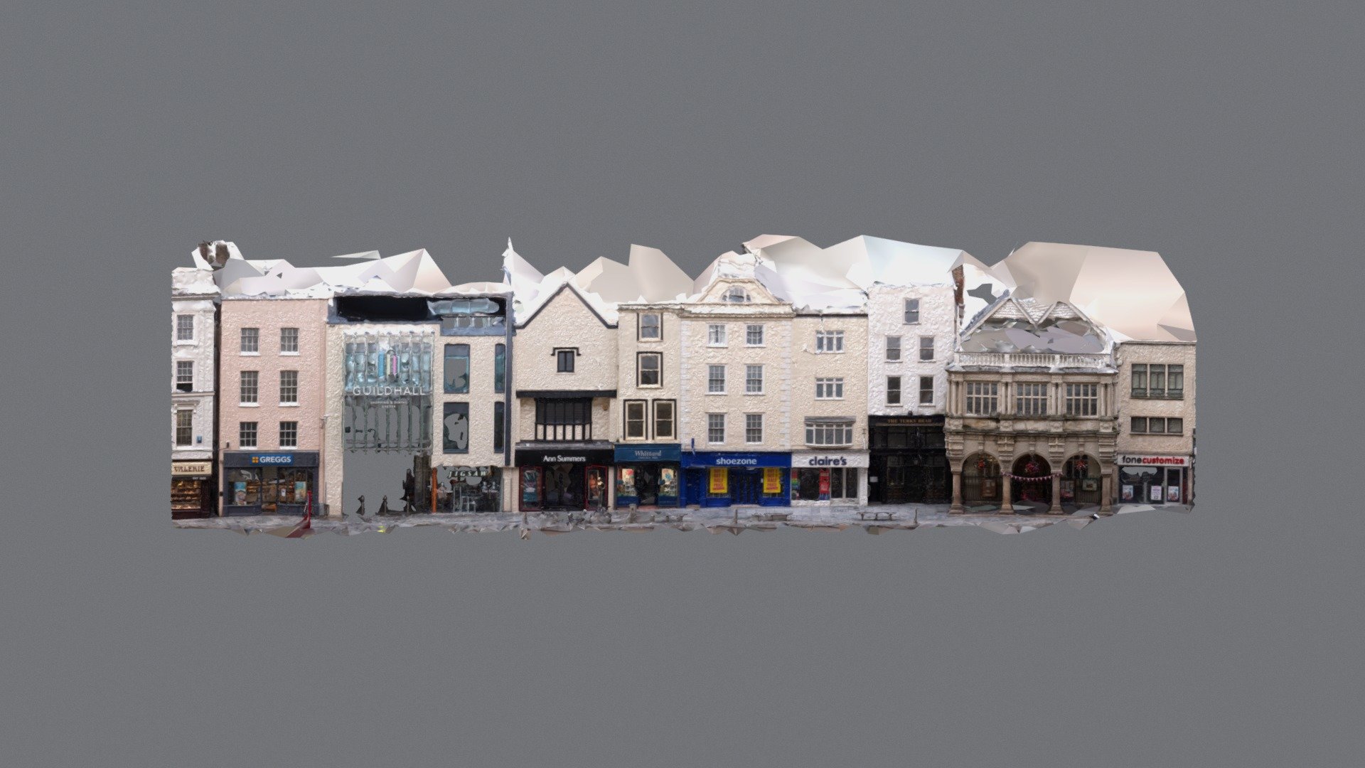 Exeter High Street - 3D model by Bill Harvey Associates Ltd (@bhal ...