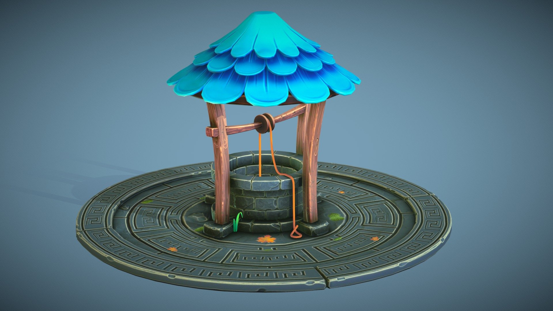 Stylized_Well - 3D model by kumarabhijitsahoo [f8826e5] - Sketchfab
