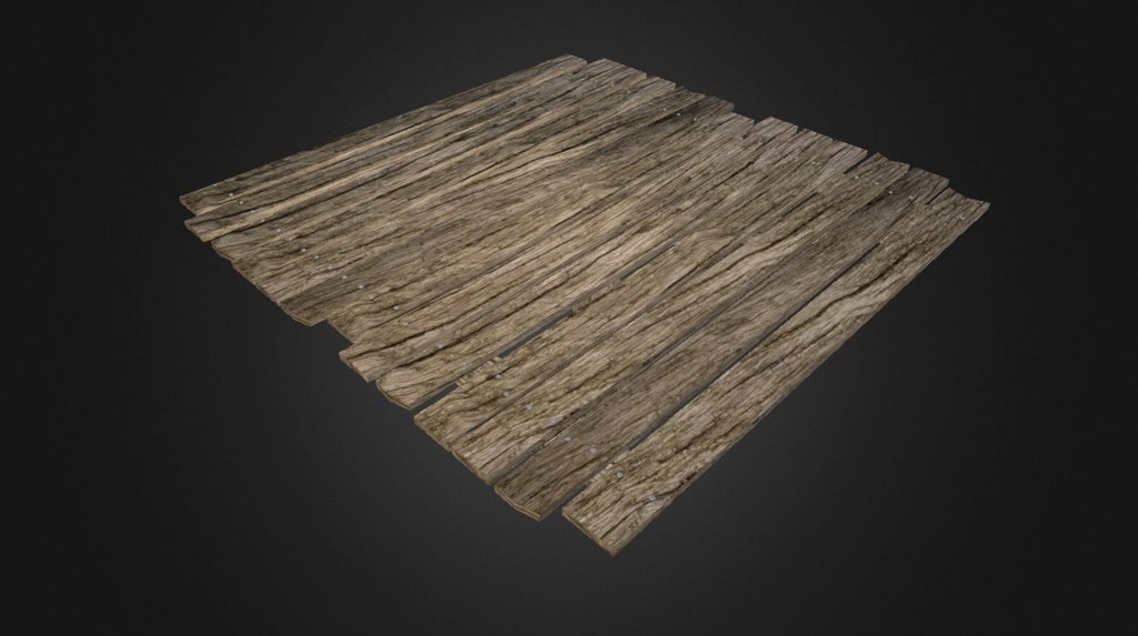 Wooden Bridge Flat 2 - 3D model by Alex Gimson (@alexgimson) [f885332 ...