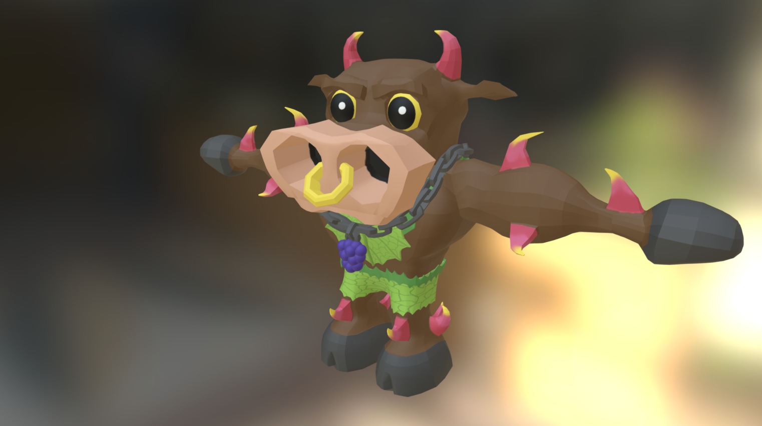 Bram Bull - 3D model by WestonAnimationandGame [f8895a9] - Sketchfab
